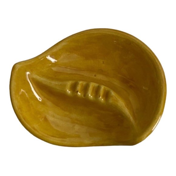 Other | Vintage Ashtray Retro 196s Mustard Ceramic Mold Cigarette ...
